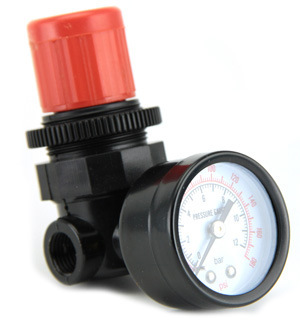 Miniature Air Regulator with Pressure Gauge