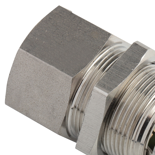 Pneumatic SS316 Air Inox Push in Fitting 1/8′ ′ Thread Bulkhead SSPMF ...